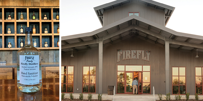 How Firefly Distillery is fighting germs and lifting spirits ...